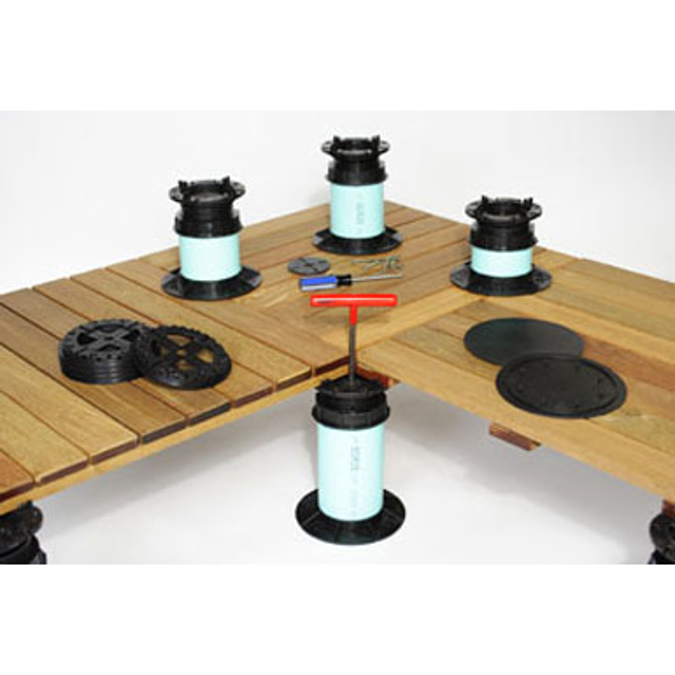 BIM objects - Free download! Hybrid Pedestals - Low Height Pedestal ...