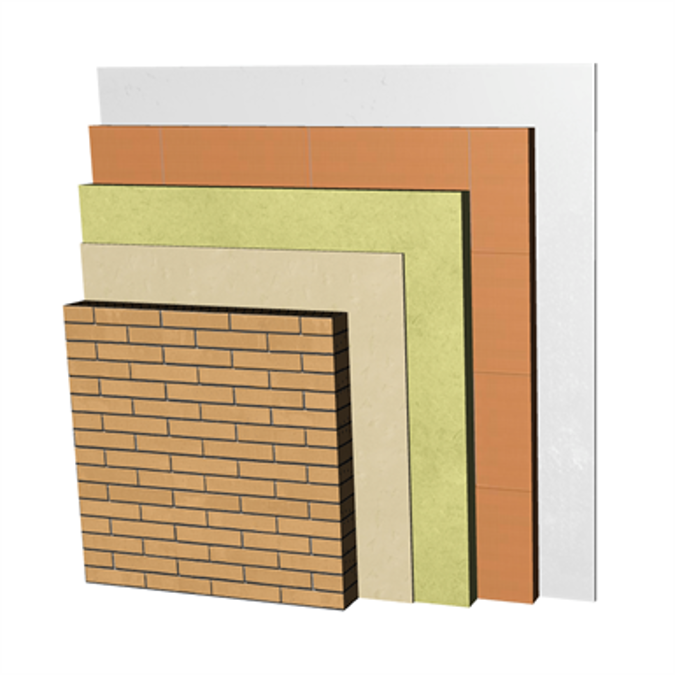 BIM objects - Free download! FC01-P-bgf Double skin clay facing brick ...