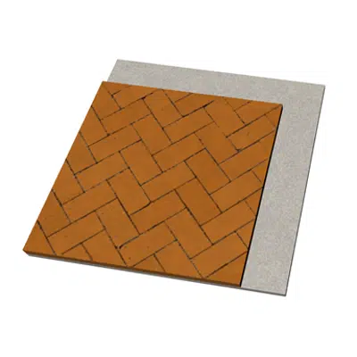 BIM objects - Free download! AC02 Outdoor rigid paving system of clay ...