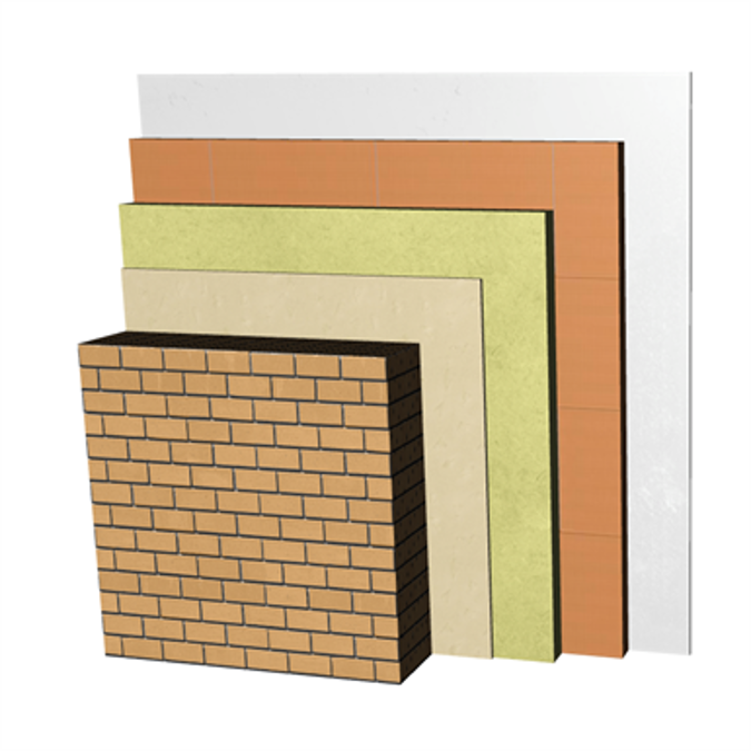 BIM objects - Free download! FC02-P-bgf Double skin clay facing brick ...