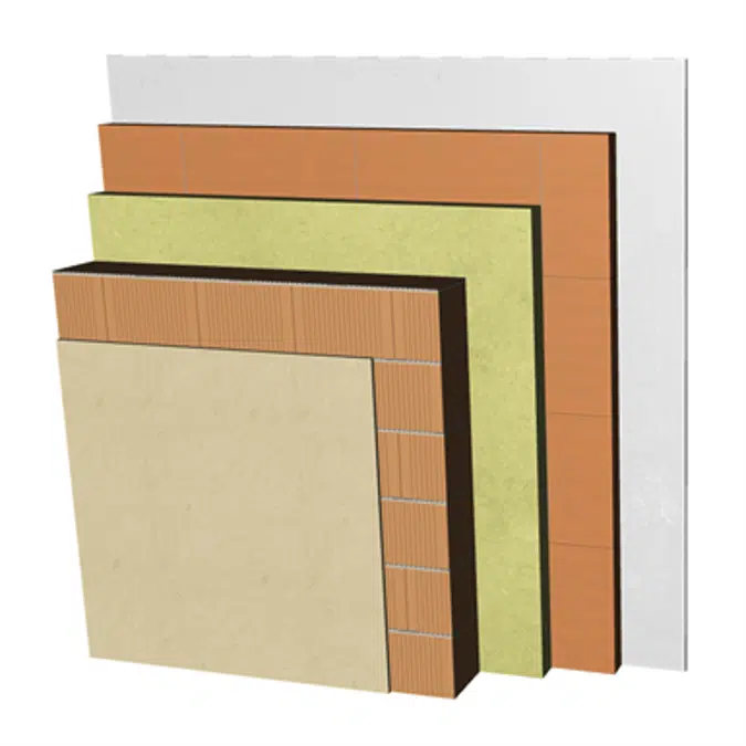 BIM objects - Free download! FC05-B2-bgf Double skin clay block façade ...