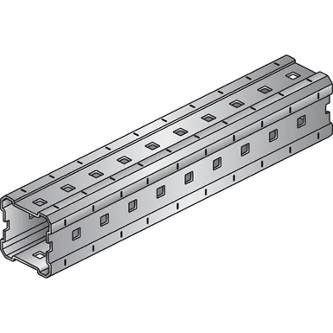 BIM objects - Free download! Heavy Duty Installation Channel MI / MIQ ...