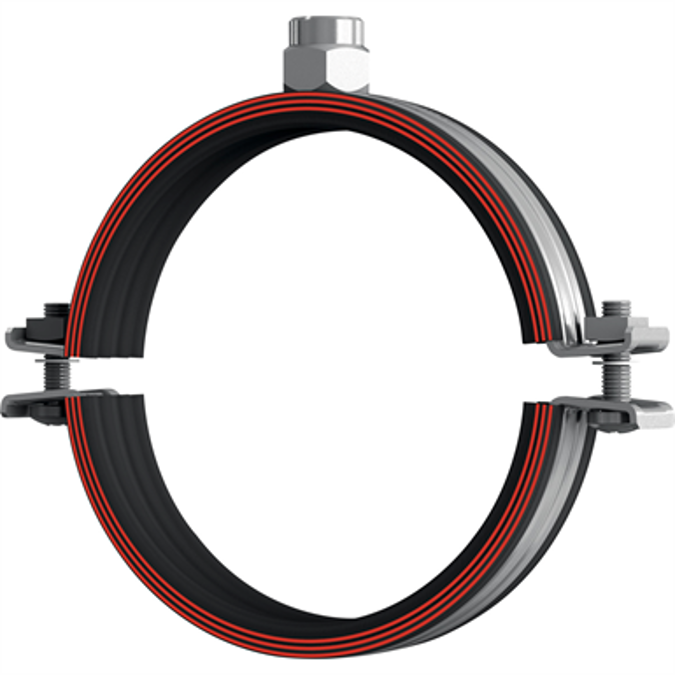BIM objects - Free download! Heavy-duty Pipe Rings - MP (hot-dip ...