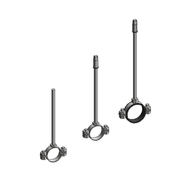 BIM objects - Free download! Light-duty Pipe Rings - MP-SRN/SRNI ...