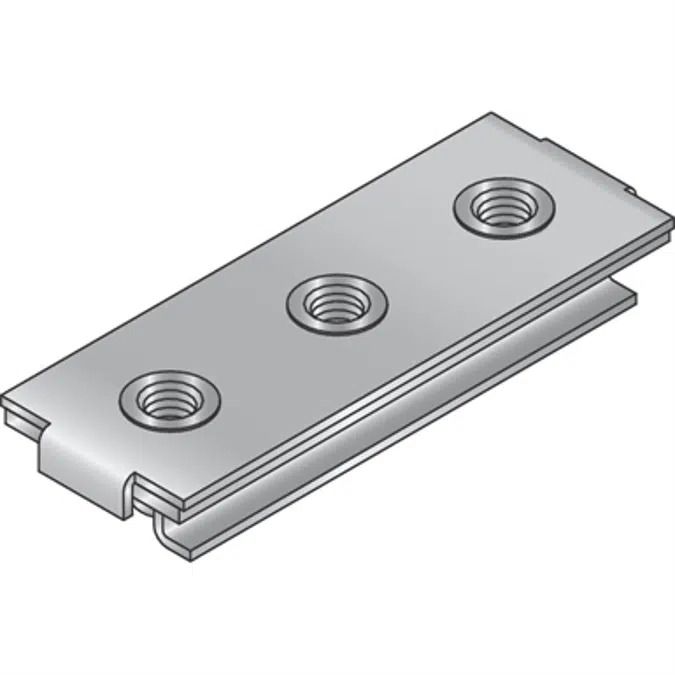 BIM objects - Free download! Slider MSG (galvanized/Hot-dip galvanized ...