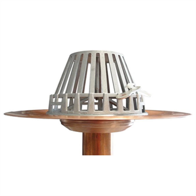 BIM objects - Free download! Clamp-Tite Spun Copper Drain Small Bowl ...