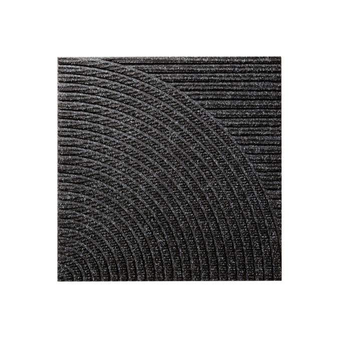 BIM 对象 - 免费下载！ Heymat Pro Zen Carpet Tile Horizontal & Circular Black ...