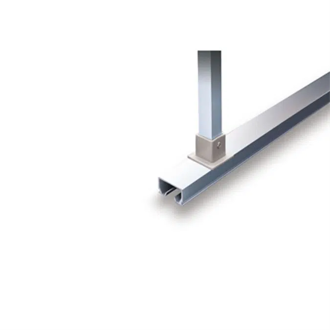 BIM objects - Free download! Surface Mounted Anodized Aluminum Cubicle ...