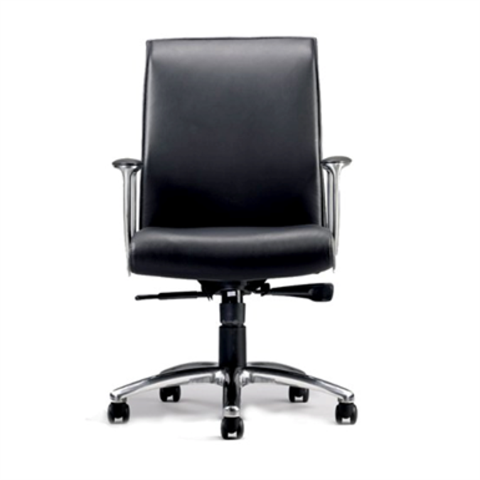 BIM objects - Free download! Allseating Zip Leather Conference Chair ...