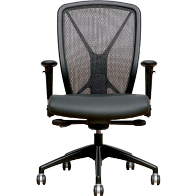 BIM objects - Free download! Allseating Fluid Task Chair | BIMobject