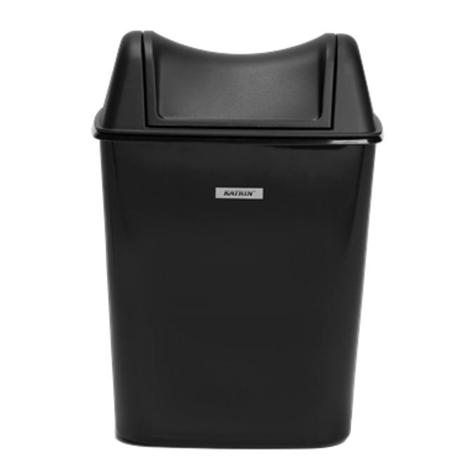 BIM objects - Free download! Katrin Lady Hygiene Bin 8 Litre - Black ...