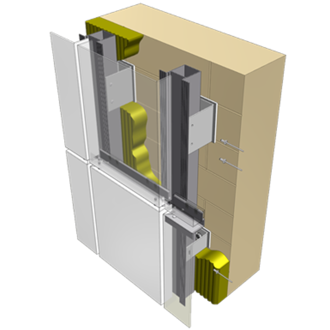 BIM objects - Free download! Reynobond Horizontal Cassette | BIMobject
