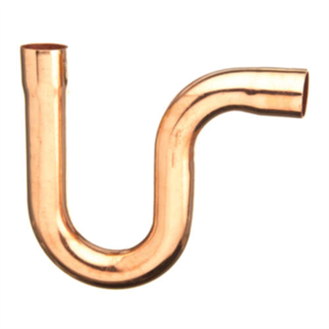 BIM objects - Free download! WROTCOPPER Suction Line P-Trap | BIMobject