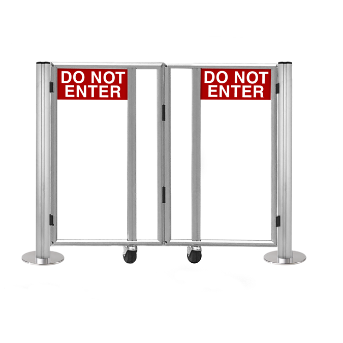 BIM objects - Free download! Magnetic Breakaway Egress Gate | BIMobject