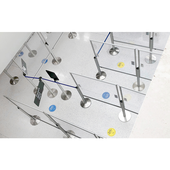 BIM objects - Free download! Queue Guard® Germ Shields | BIMobject