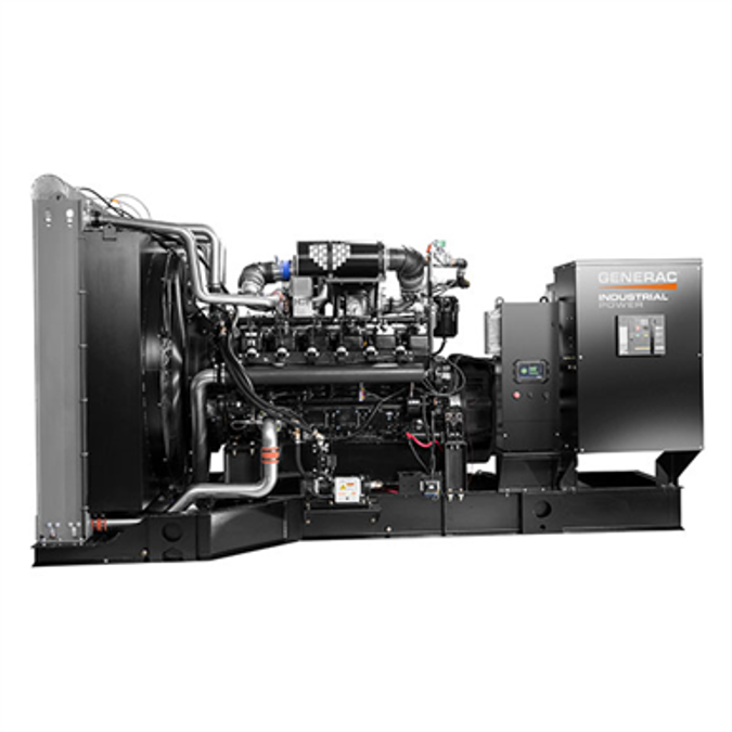 BIM objects - Free download! 750 kW (MG750) Gaseous Standby Generator ...