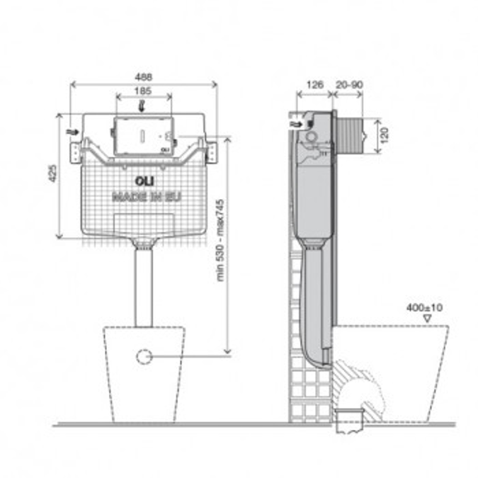 BIM objects - Free download! OLI 120 Plus - Direct - ELECTRONIC | BIMobject