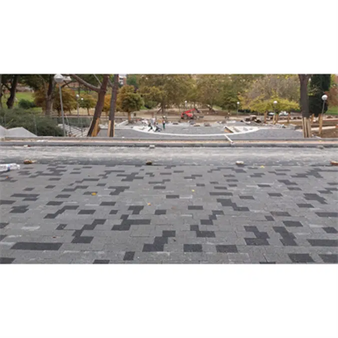 BIM objects - Free download! Permeable paving 20x10 | BIMobject