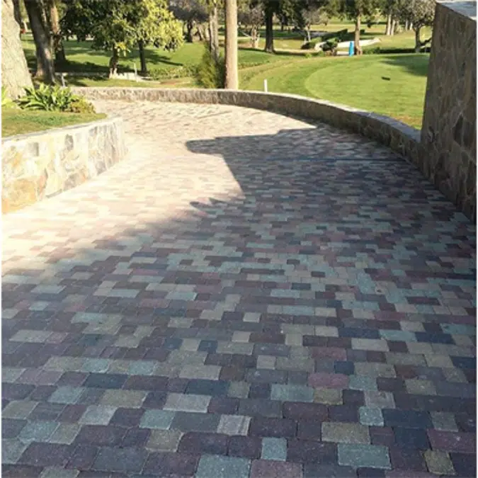 BIM objects - Free download! Pavers Model Rustic 12 | BIMobject