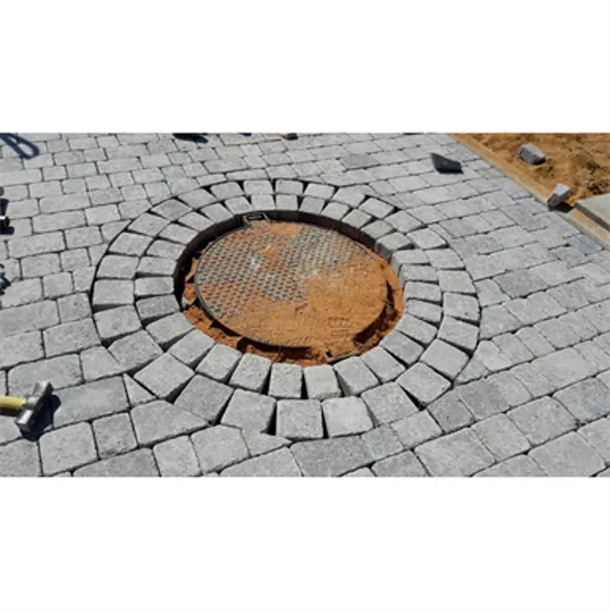 BIM objects - Free download! Paver model Rustic 14 | BIMobject