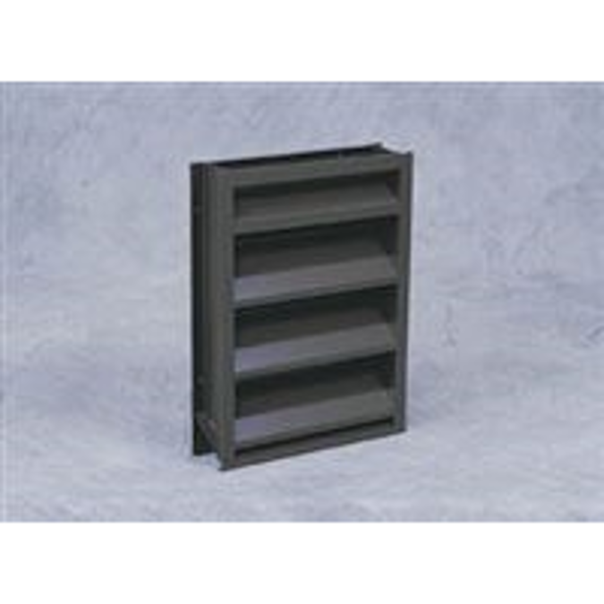 BIM objects - Free download! Reliable-Stationary Heavyline Louver-4375B ...