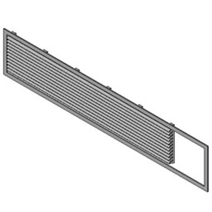BIM objects - Free download! Reliable-Air Discharge Louvers-ADL-94 ...