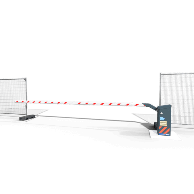 BIM objects - Free download! Mobile Barrier | BIMobject