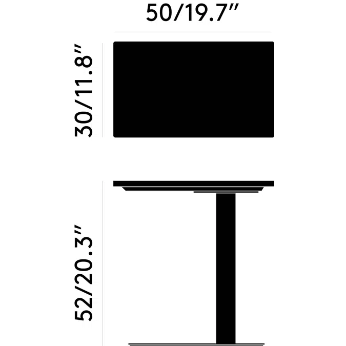 BIM objects - Free download! Stone Table Rectangle | BIMobject