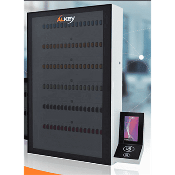 BIM objects - Free download! ALKEY Electronic key cabinet KMS3-64 ...