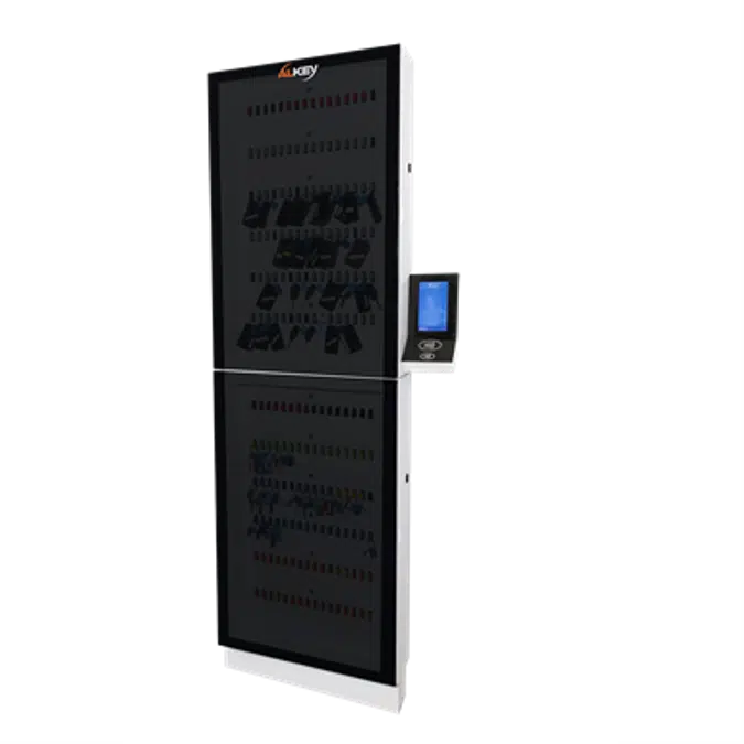 BIM objects - Free download! ALKEY Electronic key cabinet KMS6- 128_160 ...