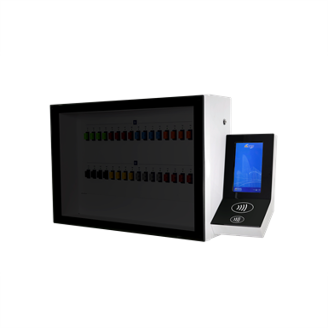BIM objects - Free download! ALKEY Electronic key cabinet KMS1 | BIMobject