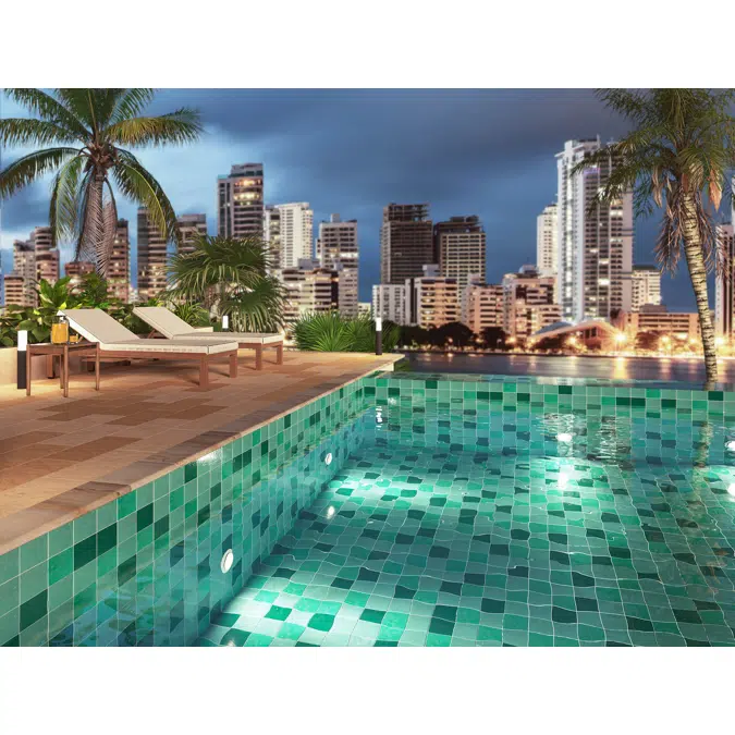 BIM objects - Free download! Cerámica oasis azul celeste 20 x 20 cm ...