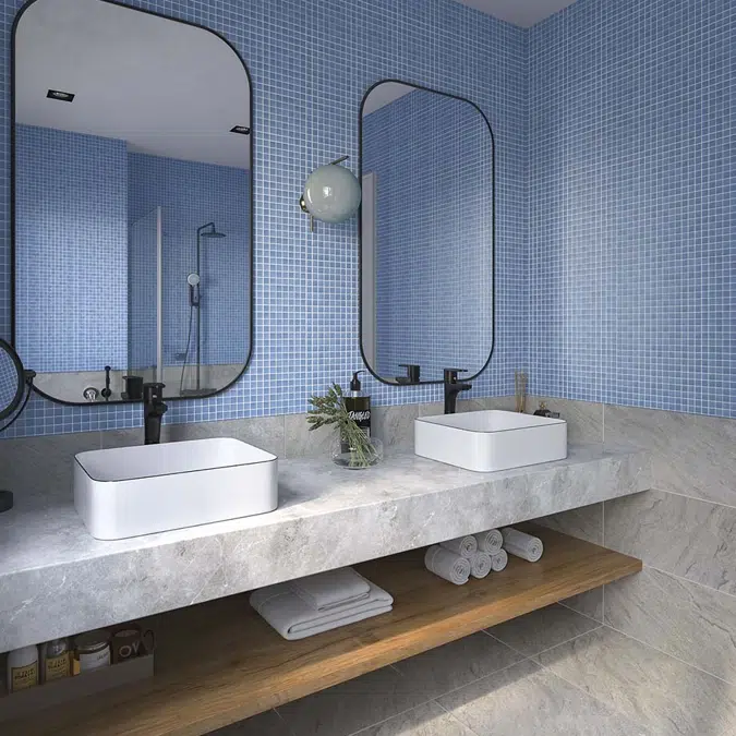 BIM objects - Free download! Malla unic gris 33x33 cm | BIMobject