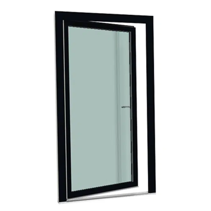 Objets BIM - Téléchargement gratuit ! Porte-fenêtre S 9000 un vantail ...
