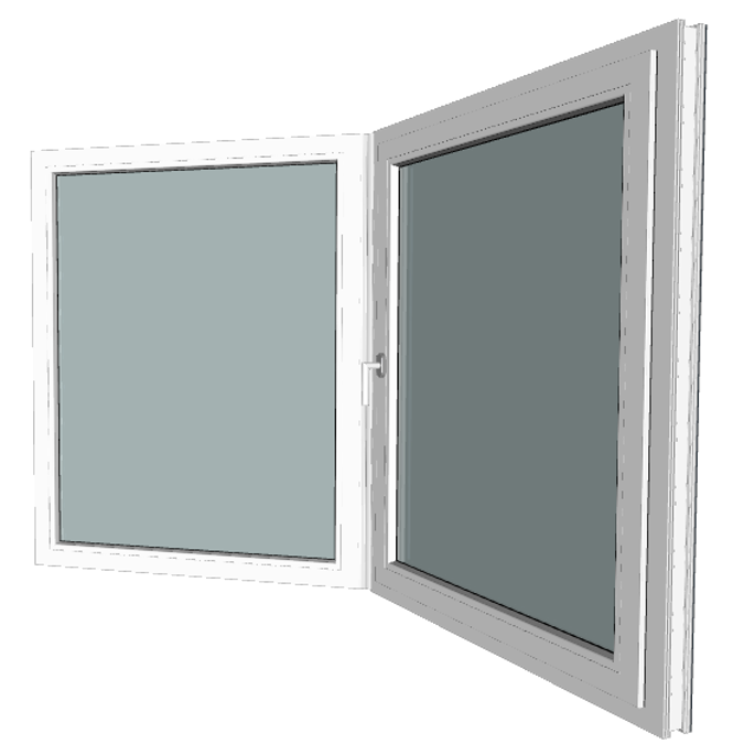BIM objects - Free download! S9000 Corner Window with variable Angle ...