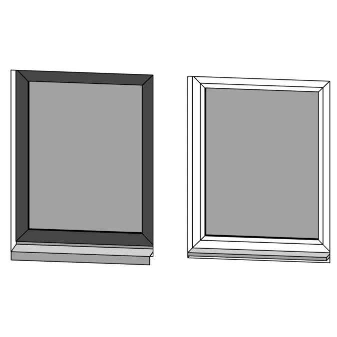 BIM objects - Free download! GEALAN-LINEAR® Window fixed glazing ...