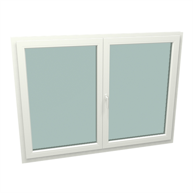BIM objects - Free download! S9000 Double-vent window | BIMobject