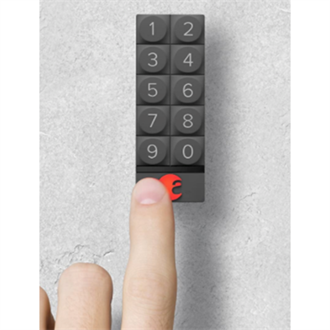 BIM objects - Free download! August Home Smart Keypad | BIMobject