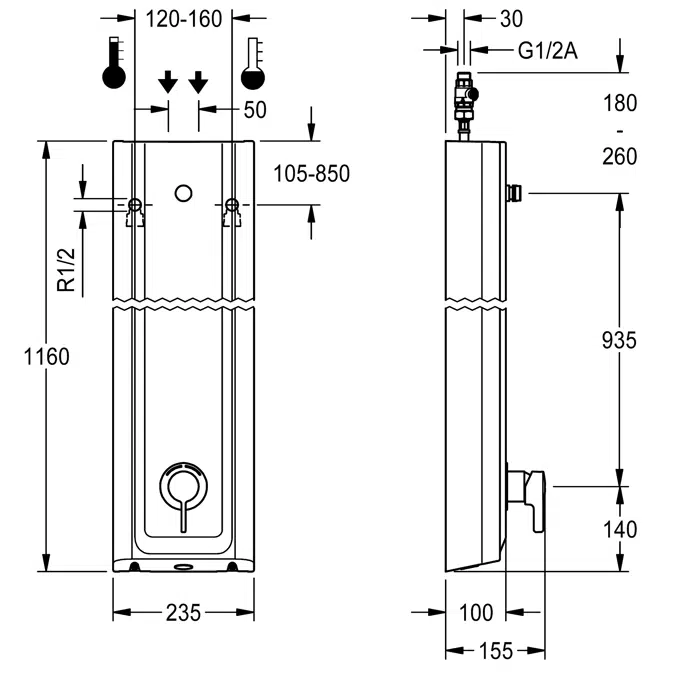 Bim Objects Free Download F5l Mix Miranit Shower Panel F5lm2024
