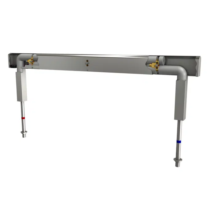 BIM objects - Free download! Fitting unit, double row AQFU0079 | BIMobject