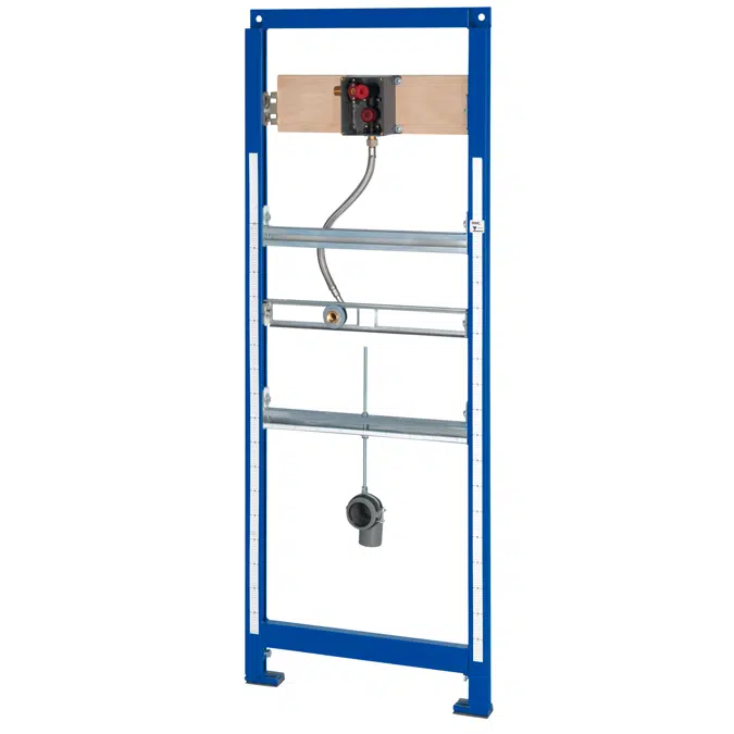 BIM objects - Free download! AQUAFIX urinal installation frame AQFX0002 ...