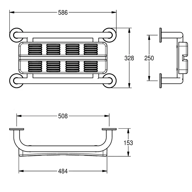 Objetos BIM - ¡Descarga gratis! CONTINA backrest CNTX400NE | BIMobject
