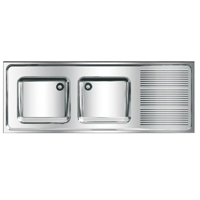 BIM objects - Free download! MAXIMA SET commercial sink MAXS212-160 SET | BIMobject