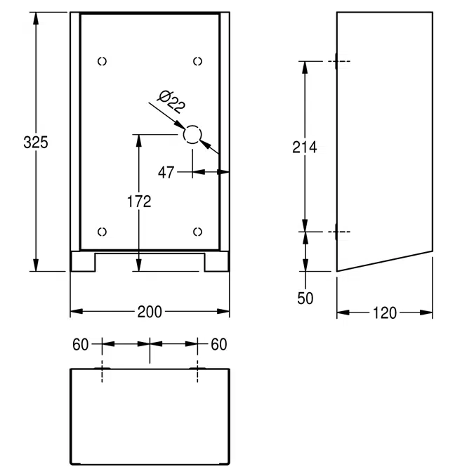 BIM objects - Free download! EXOS. hand dryers EXOS220X | BIMobject
