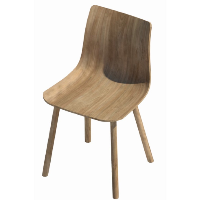 BIM objects - Free download! Bimobject TH Dining chair | BIMobject