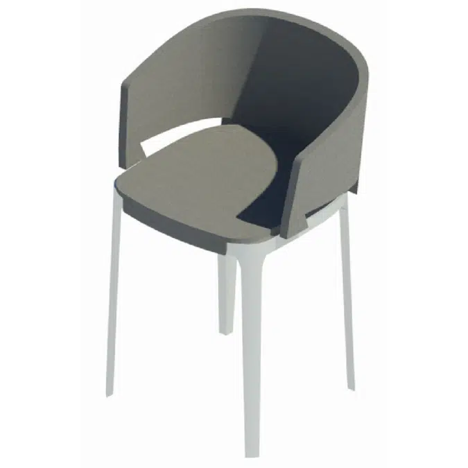 BIM objects - Free download! Bimobject TH Chair with Arm | BIMobject