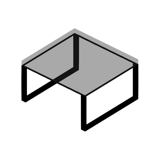 BIM objects - Free download! Bimobject TH Table Square | BIMobject