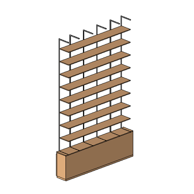 BIM objects - Free download! Bimobject TH Bookshelf | BIMobject