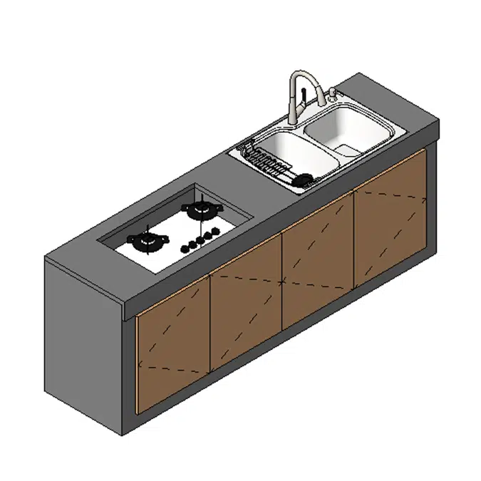 BIM objects - Free download! Bimobject TH Outside Kitchen | BIMobject