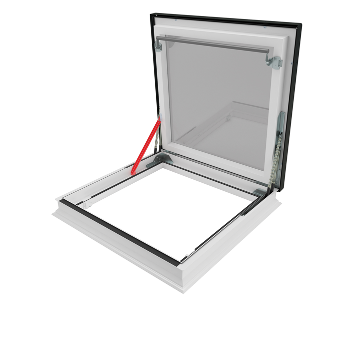 BIM objects - Free download! USA Flat access roof light DRF DU6 | FAKRO ...